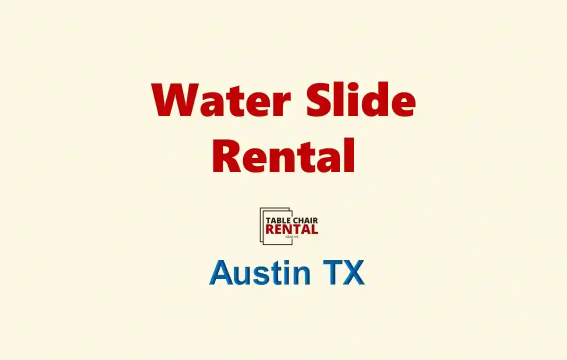 Inflatable Water Slide Rental Austin - table-chair-rental.com
